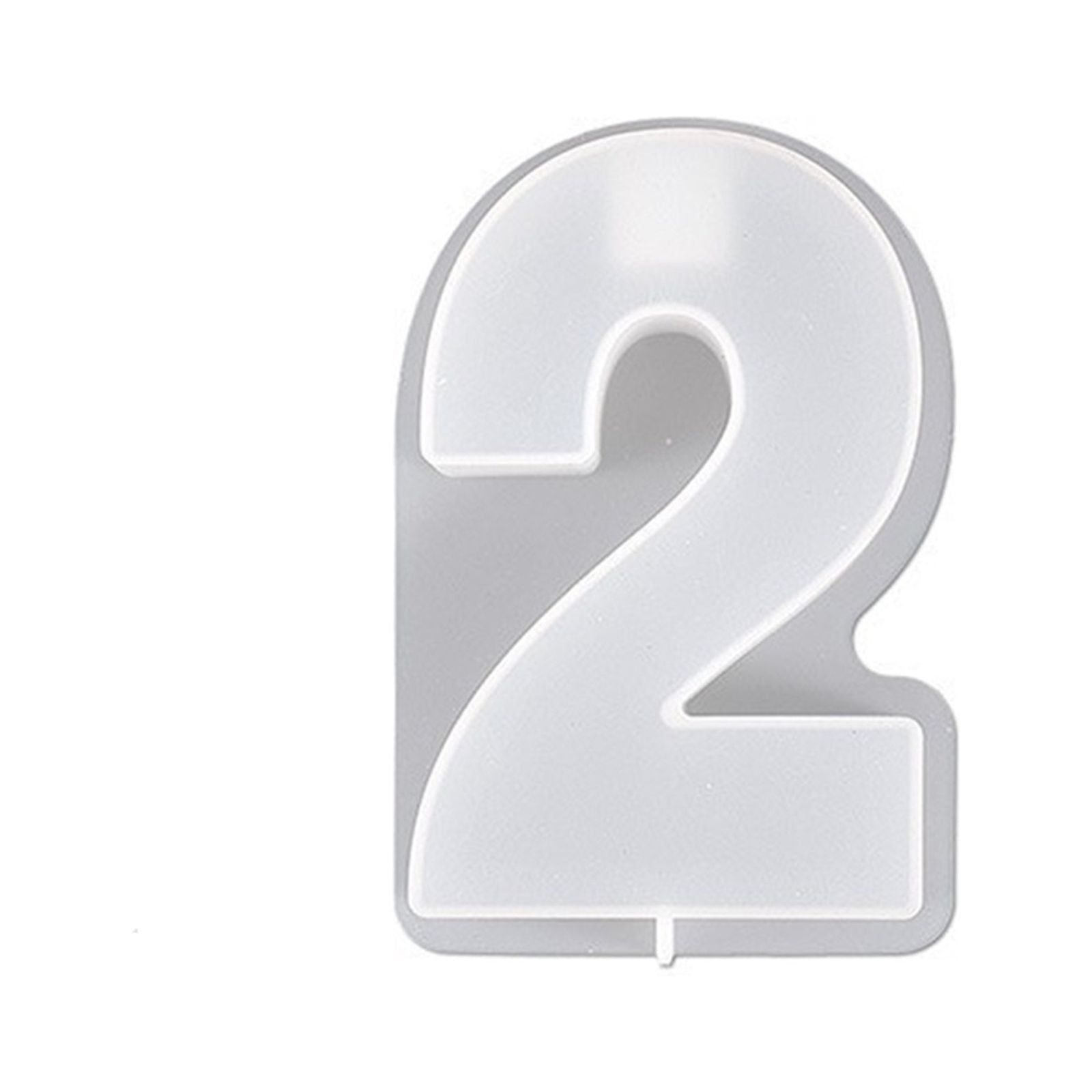 DIY Numbers Candle Mould Candle Plaster Resin Mould Epoxy Resin Home ...