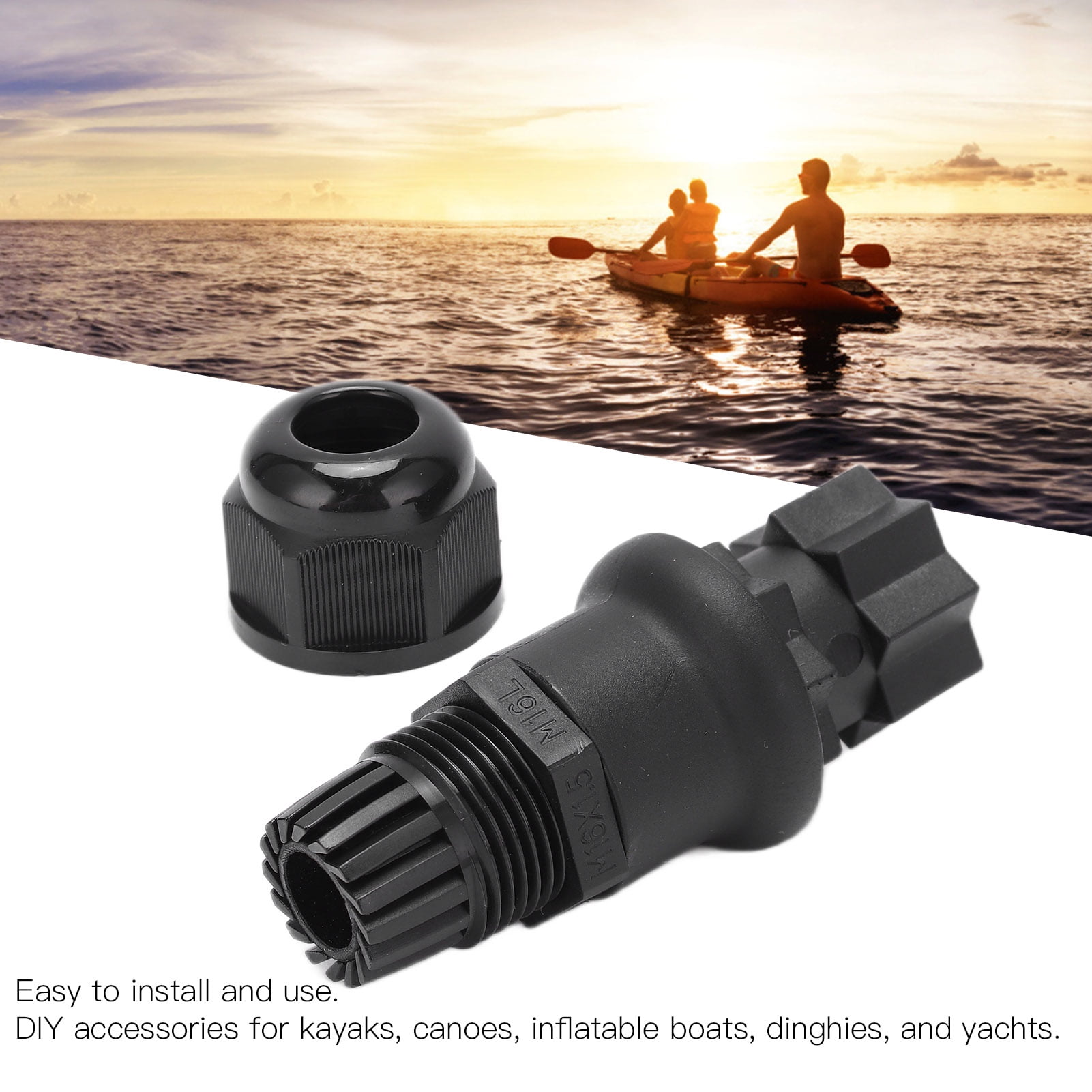 DIY Nylon Safety Flag Pole Holder for Kayaks, Durable Mount Base ...