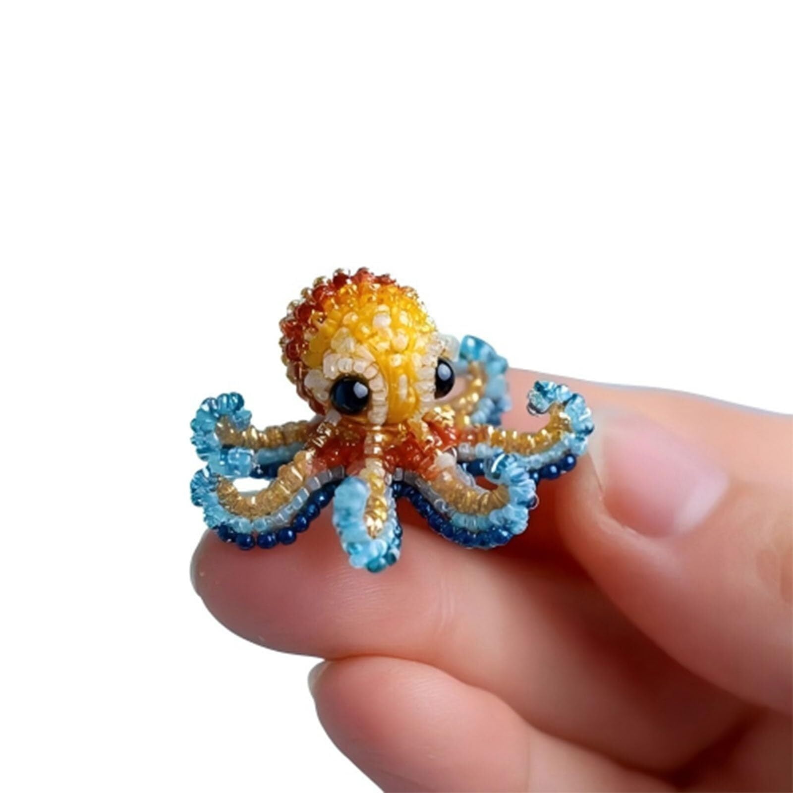 DIY Octopus Bead Embroidery Kit,Complete Craft Kits with Color ...