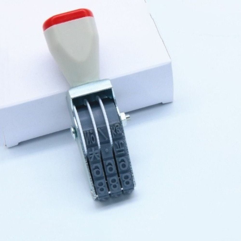DIY Office Roller Changeable Roller Stamps Business Stamps Number Stamp ...