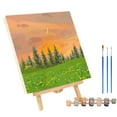 DIY Oil Painting Kit Paint By Numbers Adult Children Beginners> F6V6 ...