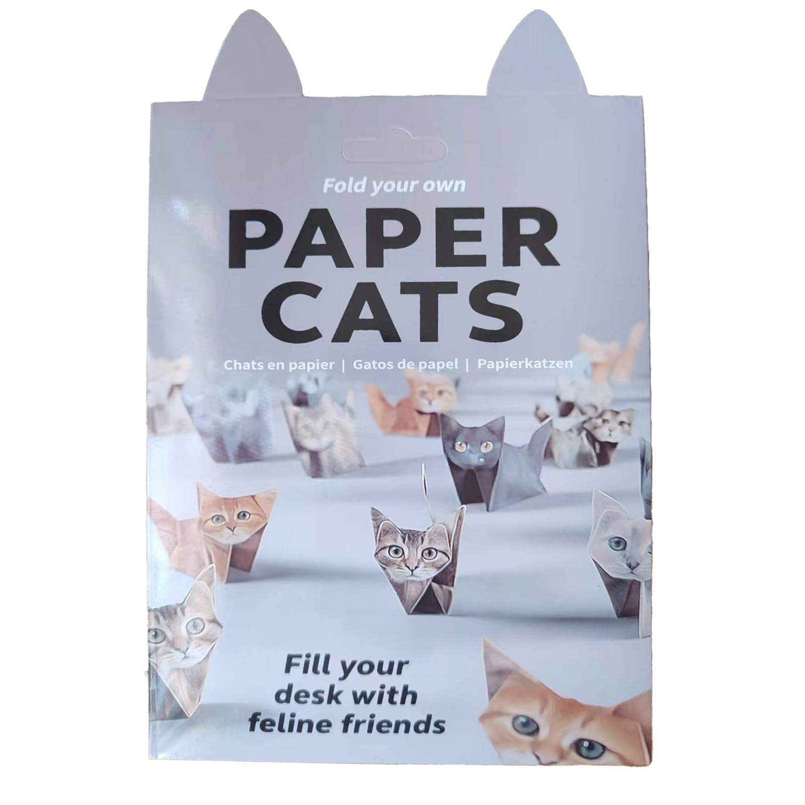 DIY Origami Paper Kit for Adorable Cat Figures | 100 Sheets | Fun Craft ...