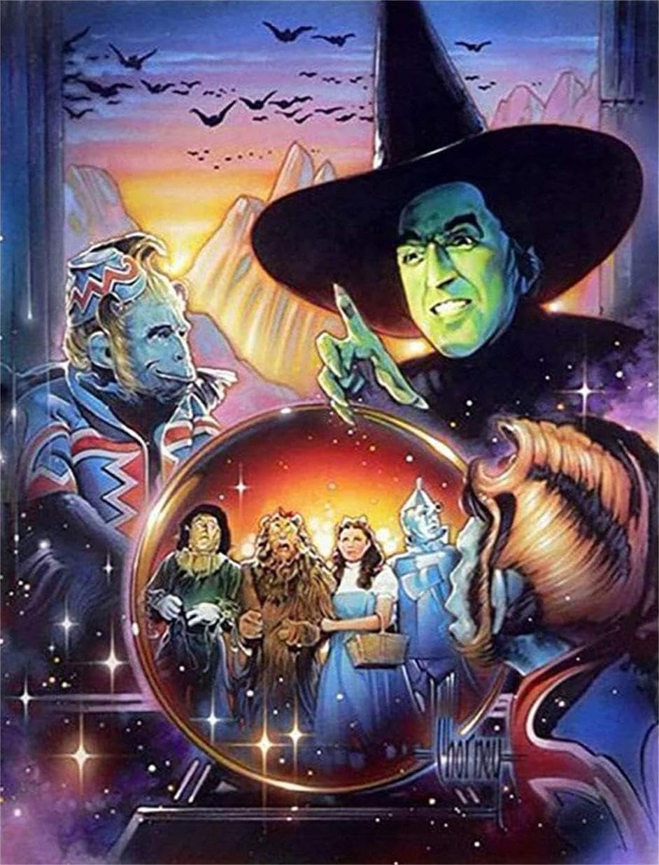 DIY PAINTING 5D Diamond Art Painting by Number Kits Wizard of Oz ...