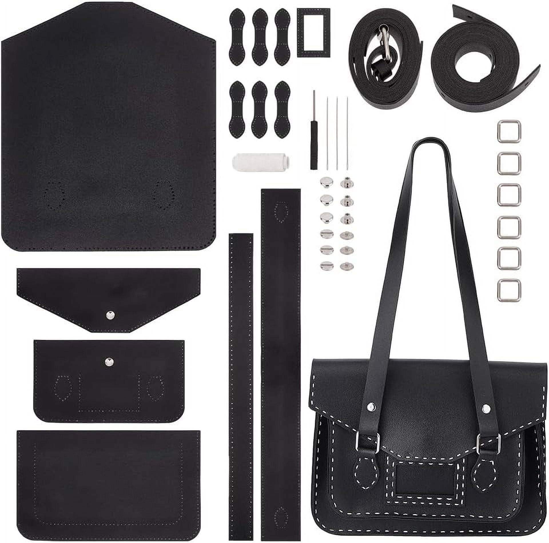DIY PU Leather Bag Making Kit Handmade Tote Bag Purse Making Kit DIY ...