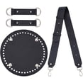 DIY PU Leather Bag Making Kits Including PU Leather Bag Bottom & Strap ...