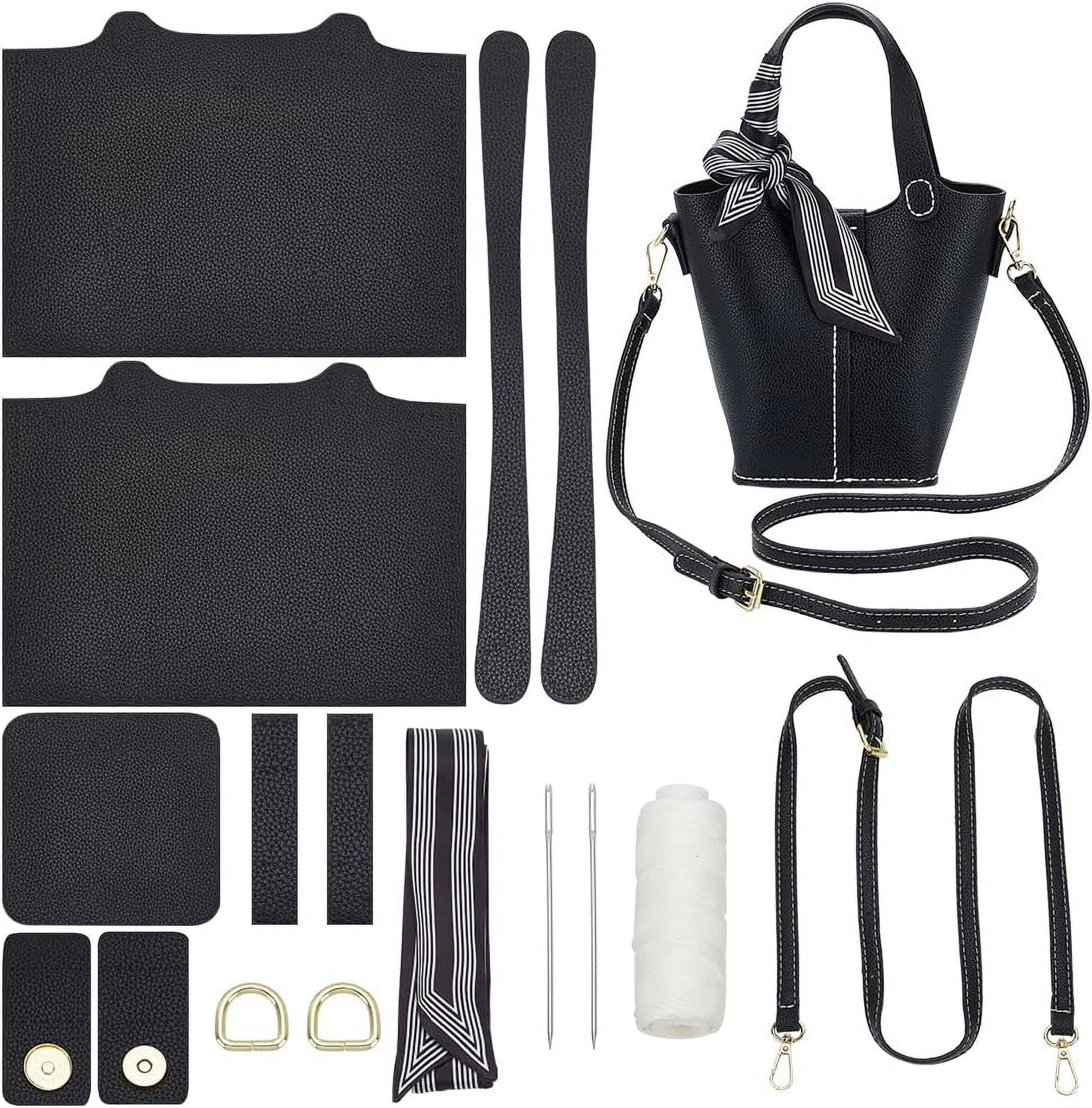 DIY PU Leather Handbag Making Kit Women‘s Shoulder Bag Making Set for ...