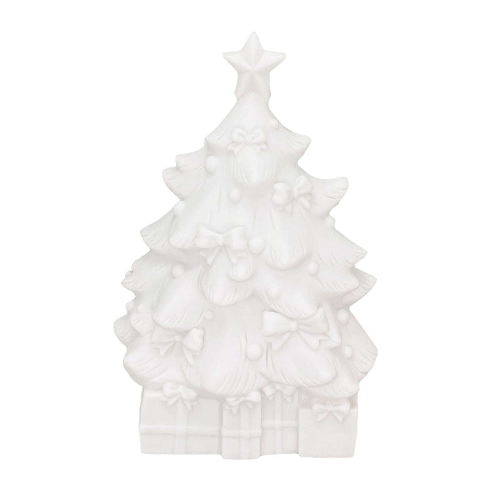 DIY Paintable Santa & Snowman Statues, Christmas Unfinished Resin ...