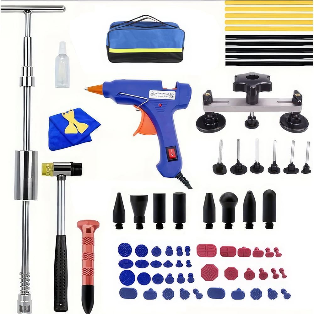 DIY Paintless Dent Repair Kit 75PCS - Bridge Puller & Dual Voltage ...