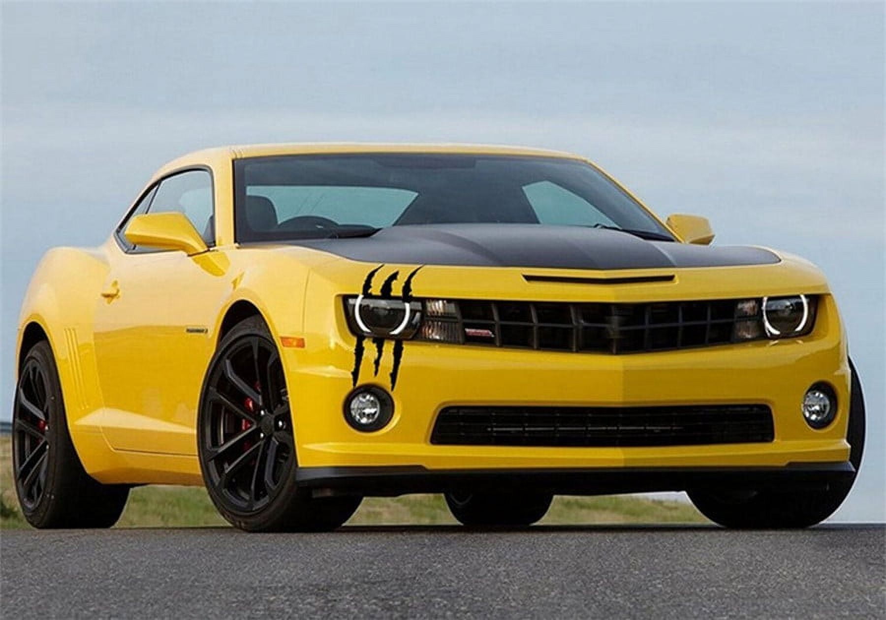 DIY Pair Black 38cm Vinyl Eye Catching Claw Marks Decal Sticker For Car ...