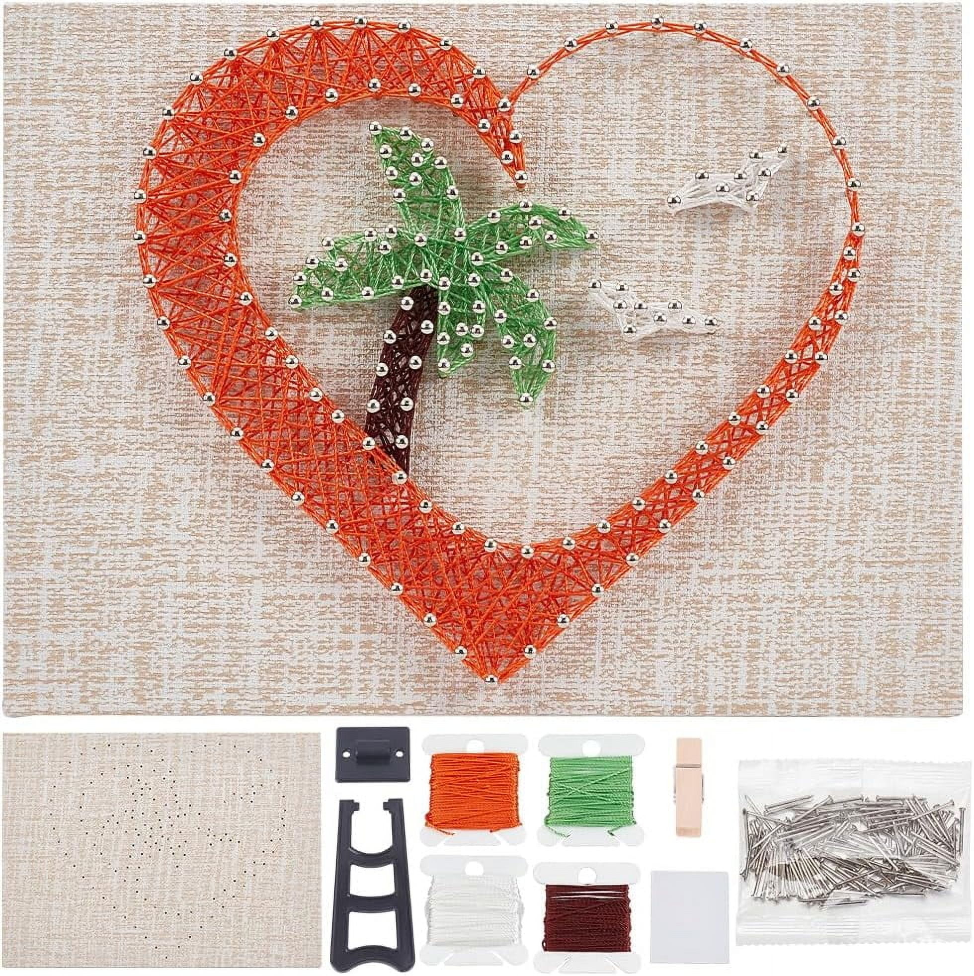 DIY Palm Tree String Art Kit Beginner 3D Coconut Tree String Art Crafts ...