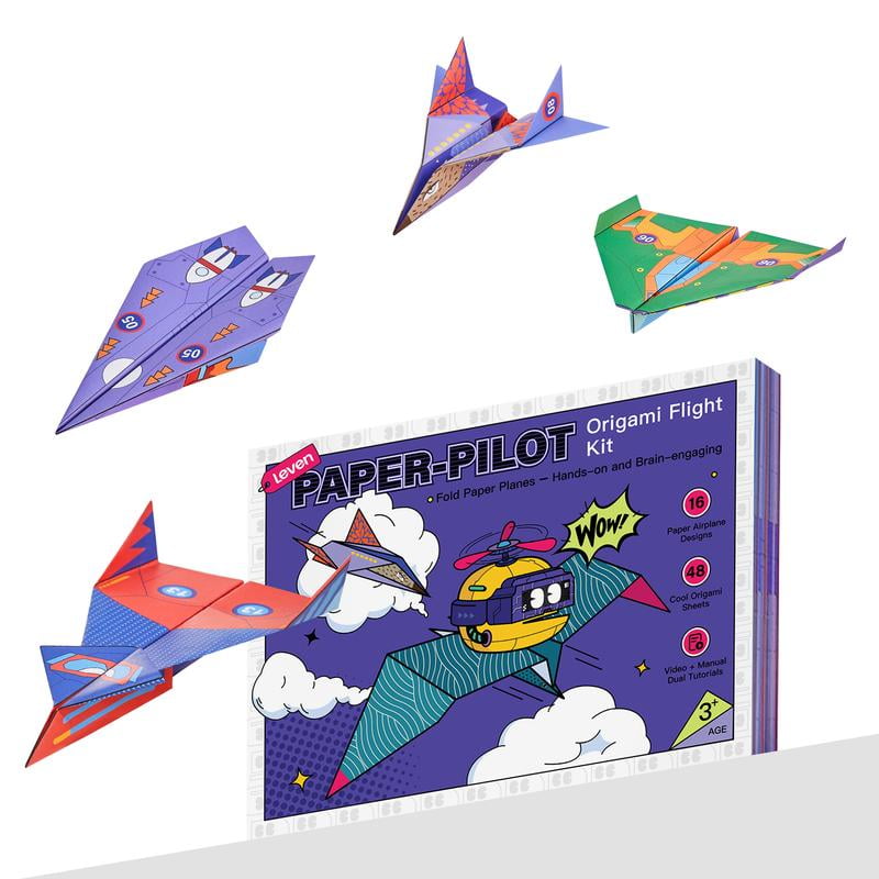 DIY Paper Airplane Book, 16 Creative Folding Paper Planes with 48 ...