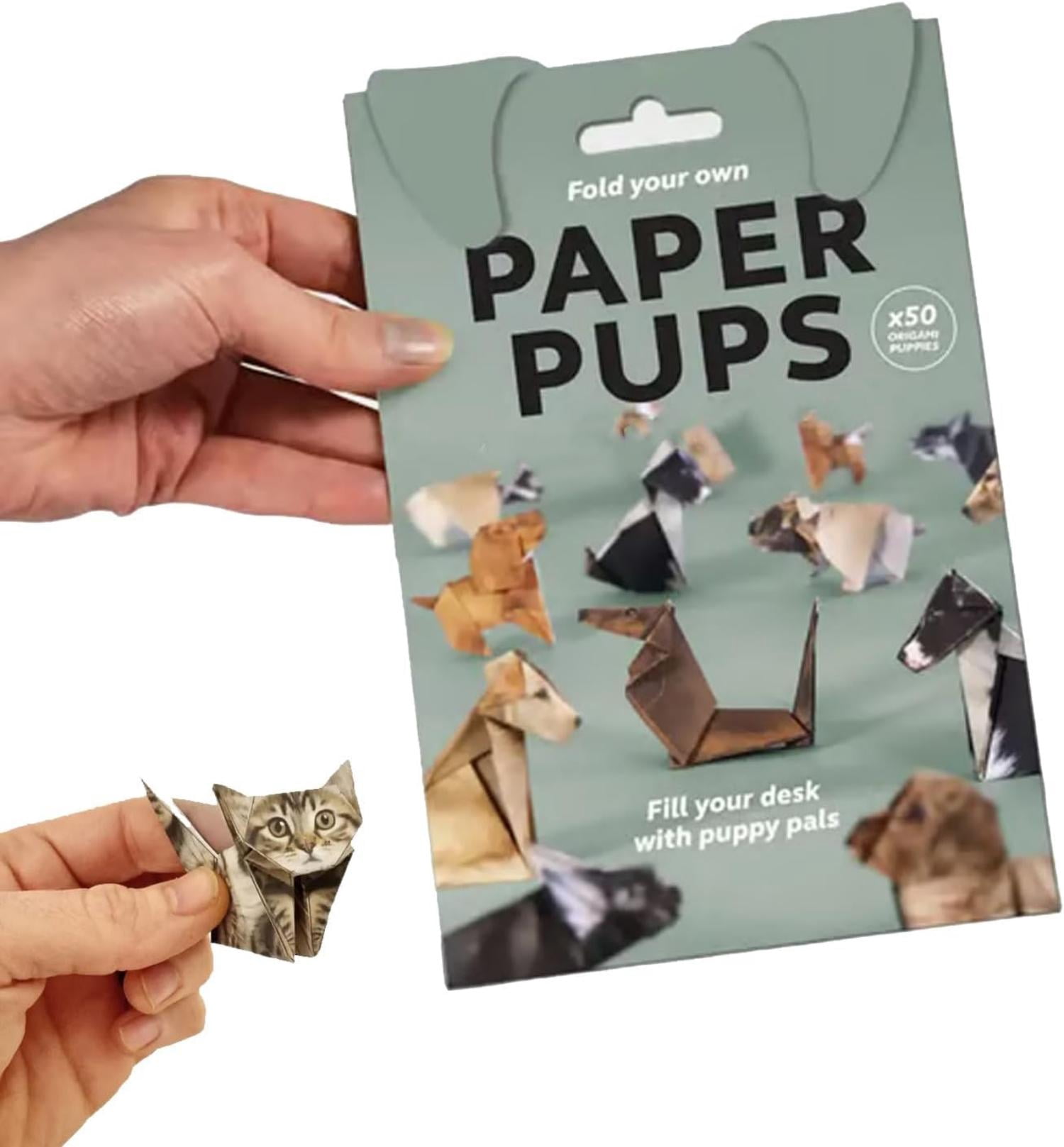DIY Paper Cats - 50 DIY Origami Cats, Cute Cat Origami Set, Fun Craft ...