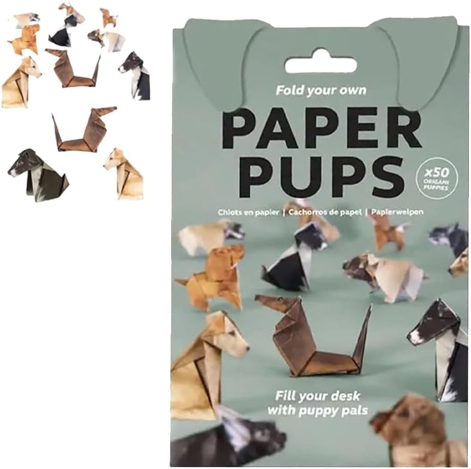 DIY Paper Cats, 50 DIY Paper Cats Origami Set, Fold Your Own Papers Cat ...