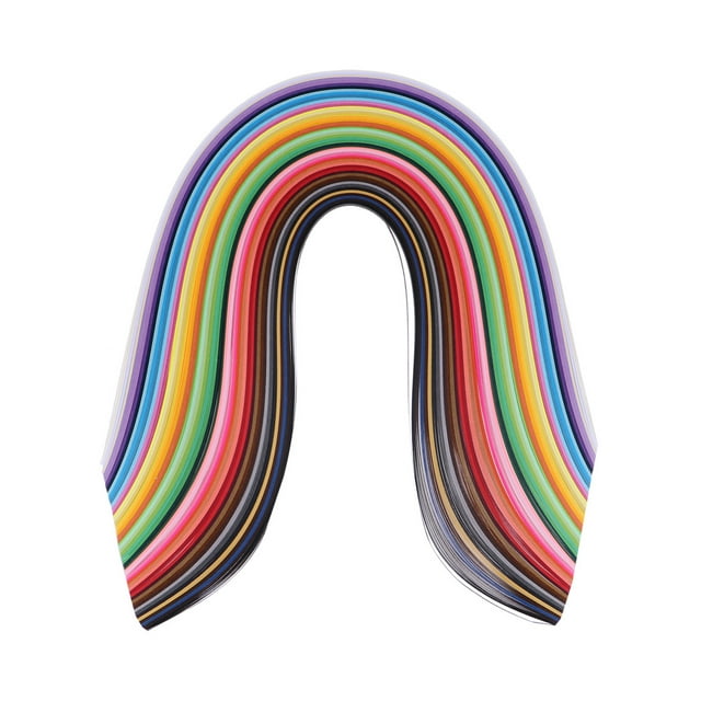 Quilled Paper Strips Set for DIY Use 500 Lightweight Multi Color Strips ...