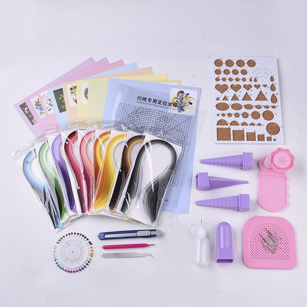 DIY Paper Quilling Strips Sets: Random Color Paper Quilling Strips ...