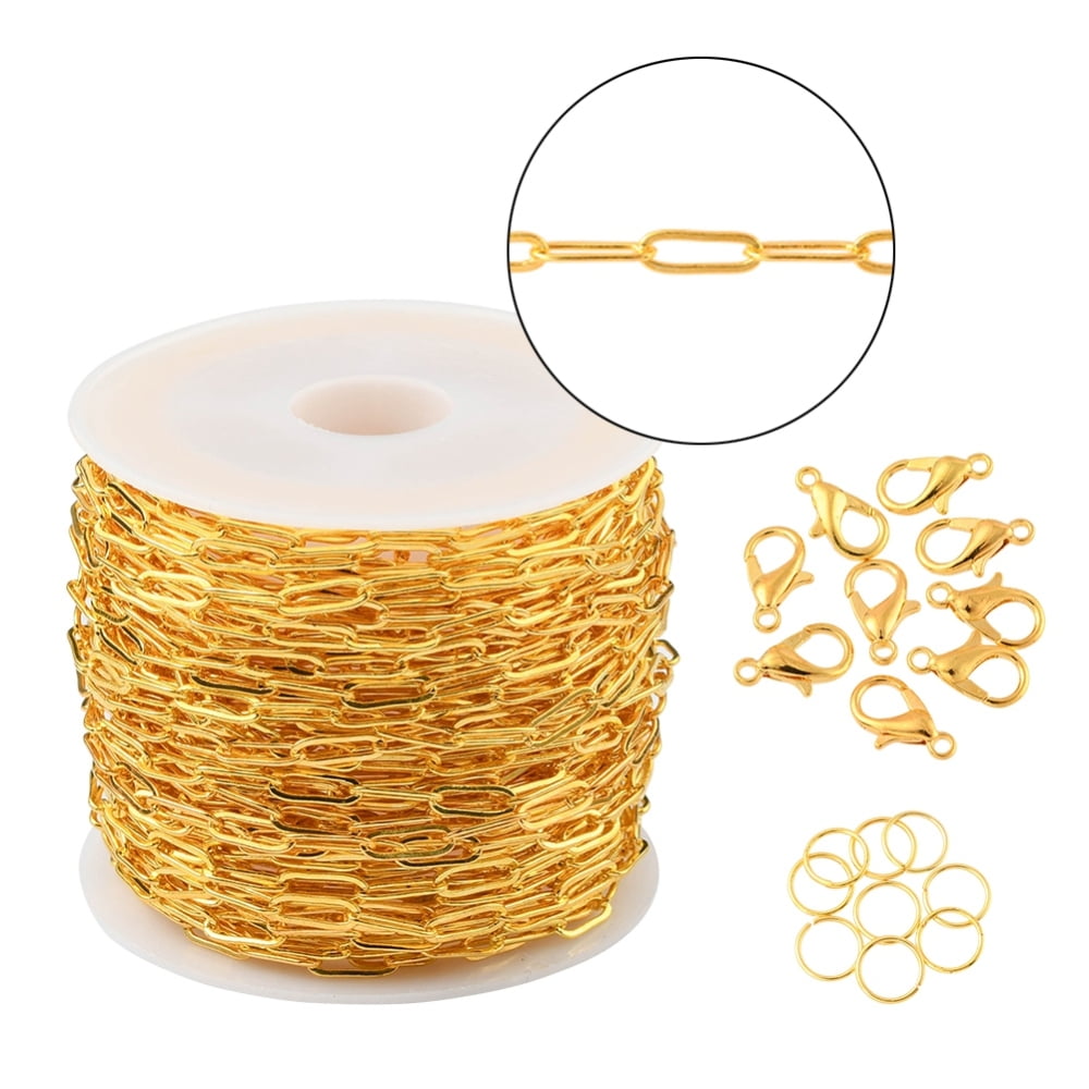 DIY Paperclip Chain Necklace Making Kit Including Brass Paperclip ...
