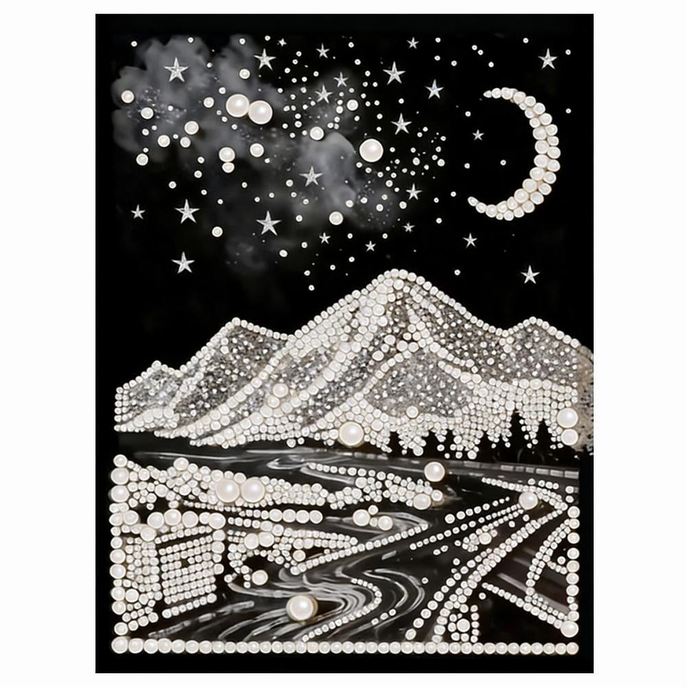 DIY Pearl Painting Kit for Adults, Fireworks Castle Diamond Dots Beads ...