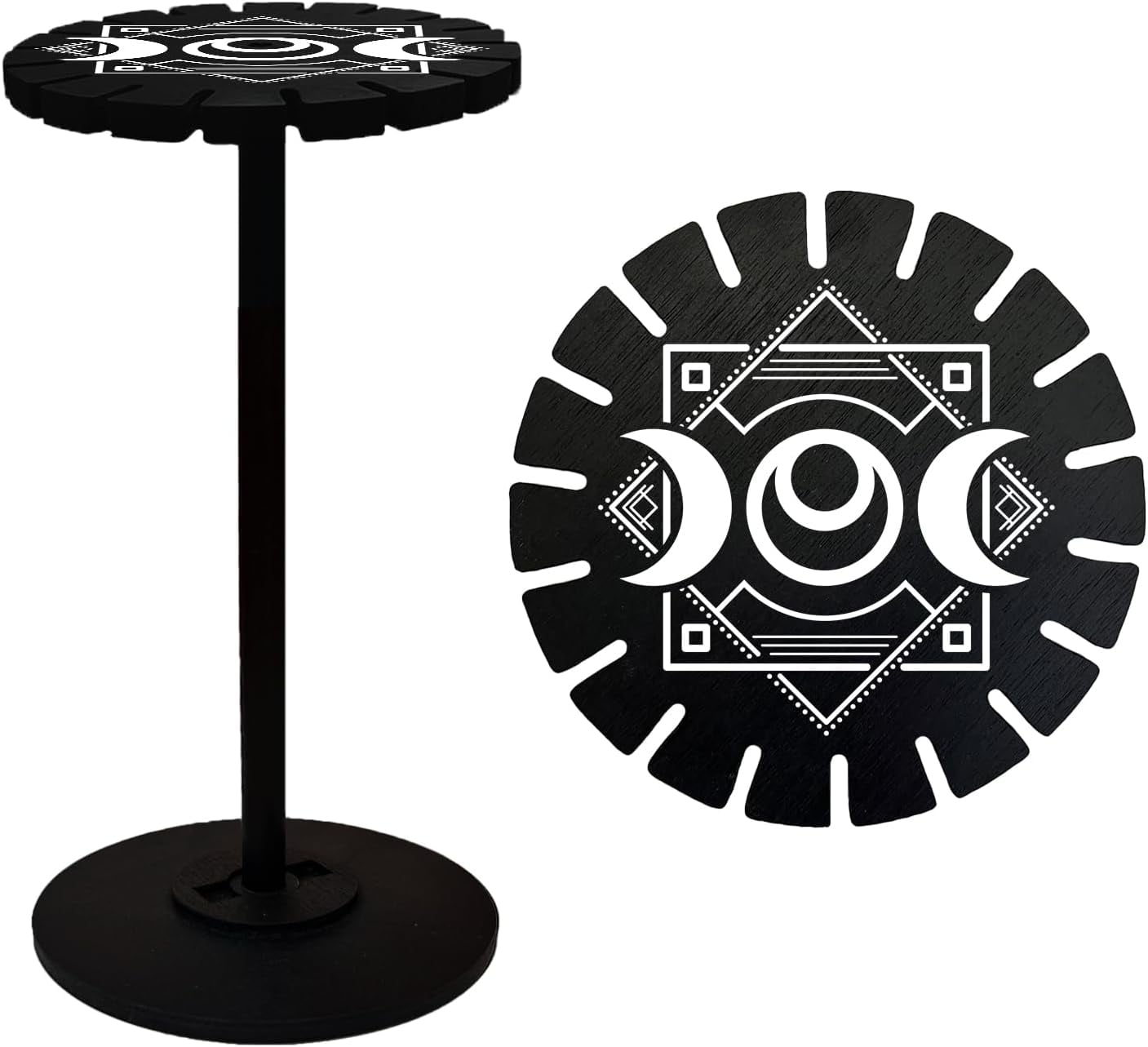 DIY Pendulum Holder Wooden Pendulum Display Stand Stones Rocks Crystal ...