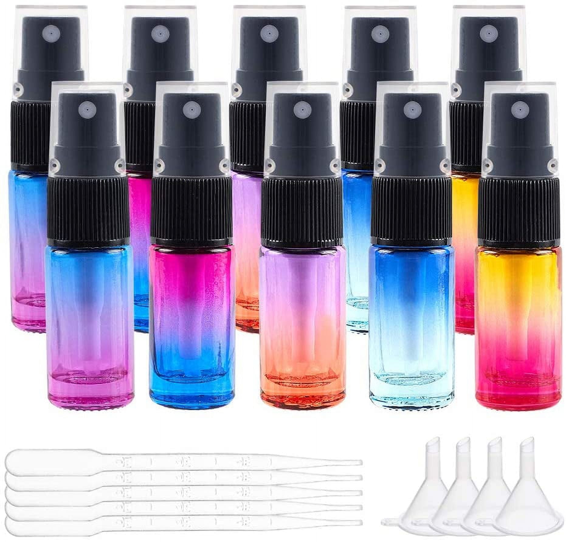 DIY Perfume Bottles Kit with Two Tone Glass Spray Bottles with Fine ...