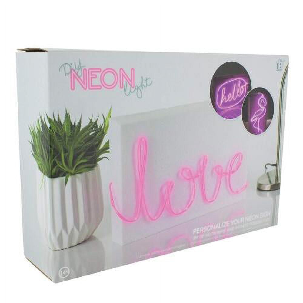 DIY Personalize Your Own Pink Neon Light Paladone NIB MF - Walmart.com
