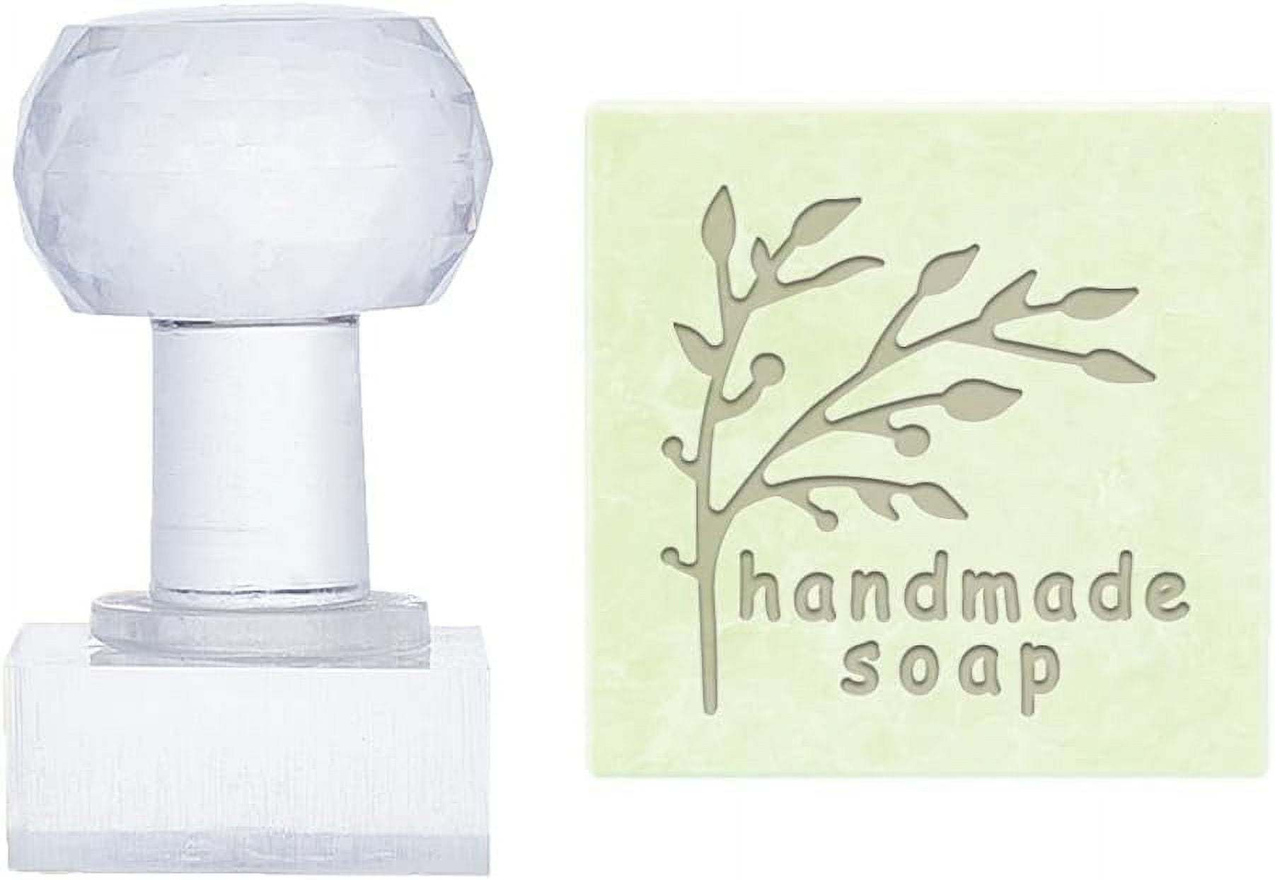 DIY Personalized Soap Stamps Branch Soap Embossing Stamp with Handle ...