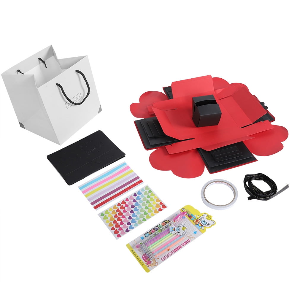 DIY Photo Surprise Explosion Box Bomb Gift Scrapbook Album Birthday ...
