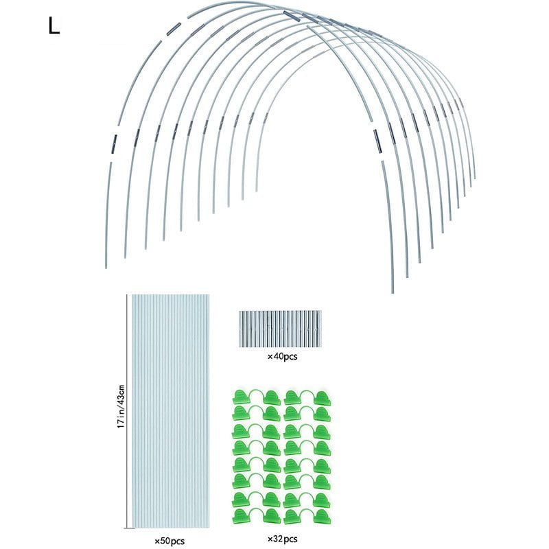 DIY Plant Support Garden Stakes for Garden Fabric Rust-Free Fiberglass ...