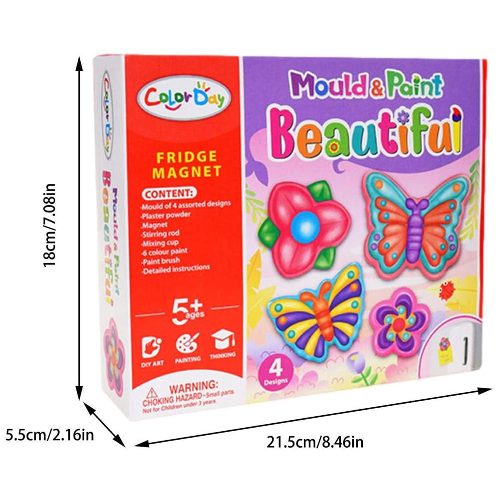 DIY Plaster Painting Coloring Graffiti Children's Plaster Painting Kit ...