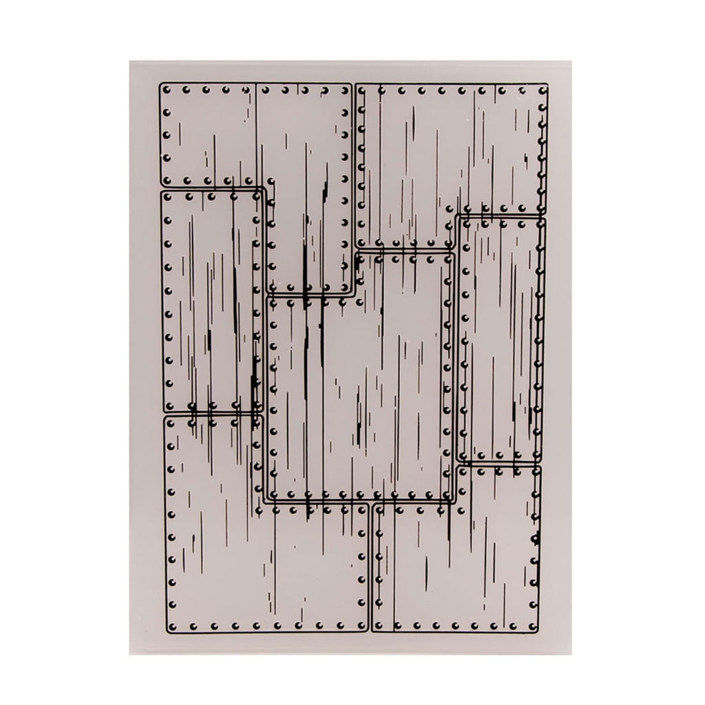 DIY Plastic Embossed Plate Grid Dot Embossing Template Folders for ...