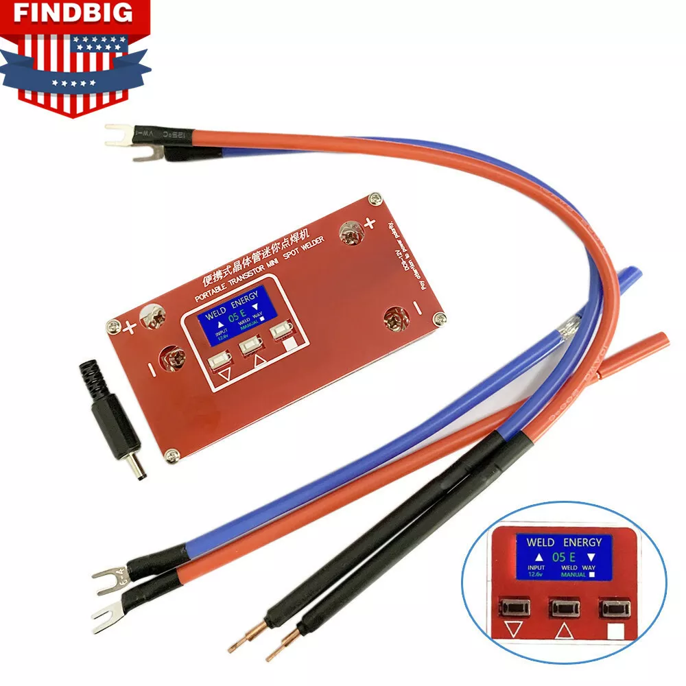 DIY Portable Mini Spot Welder Machine 18650 Battery Welding Power ...