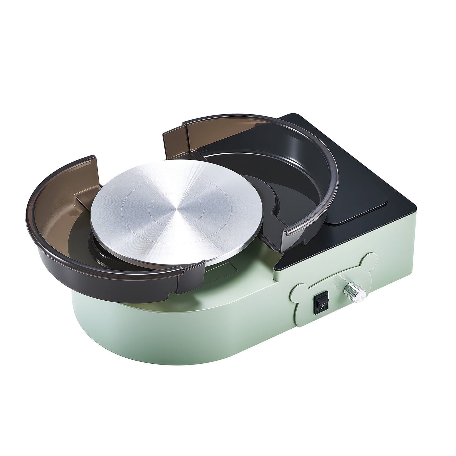 DIY Pottery Making Machine Compact 6-Inch Electric Clay Spinner Wheel ...