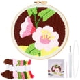 DIY Punch Needle Embroidery Starter Kits for Beginners Included ...