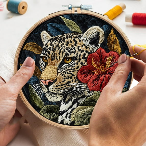 DIY Punch Needle Kits for Beginners Turtle with Hoop Embroidery Punch ...