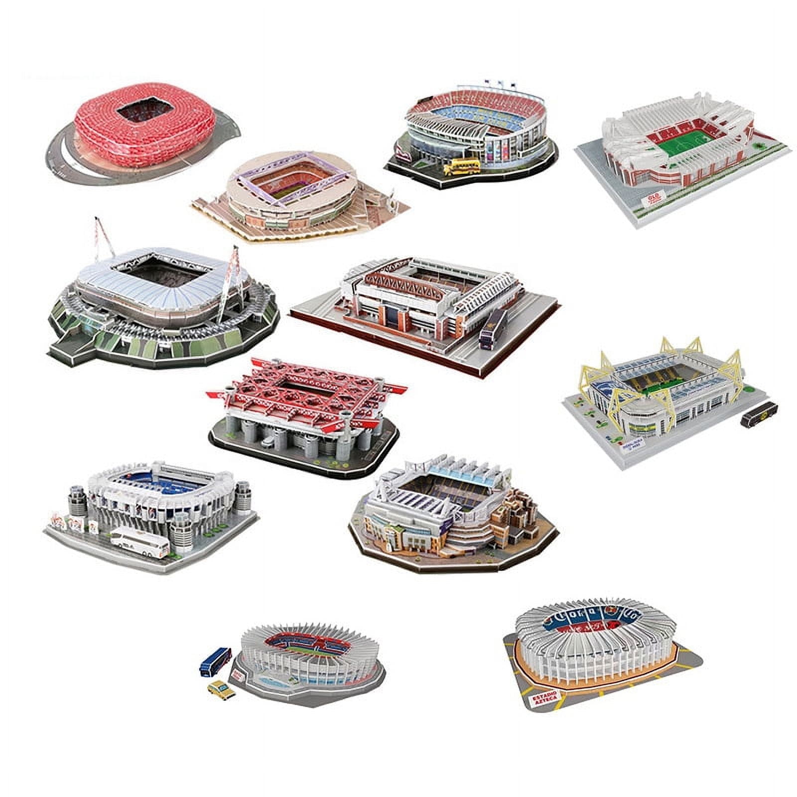 DIY Puzzles Children Toys 3D World Famous Building Football Stadium ...