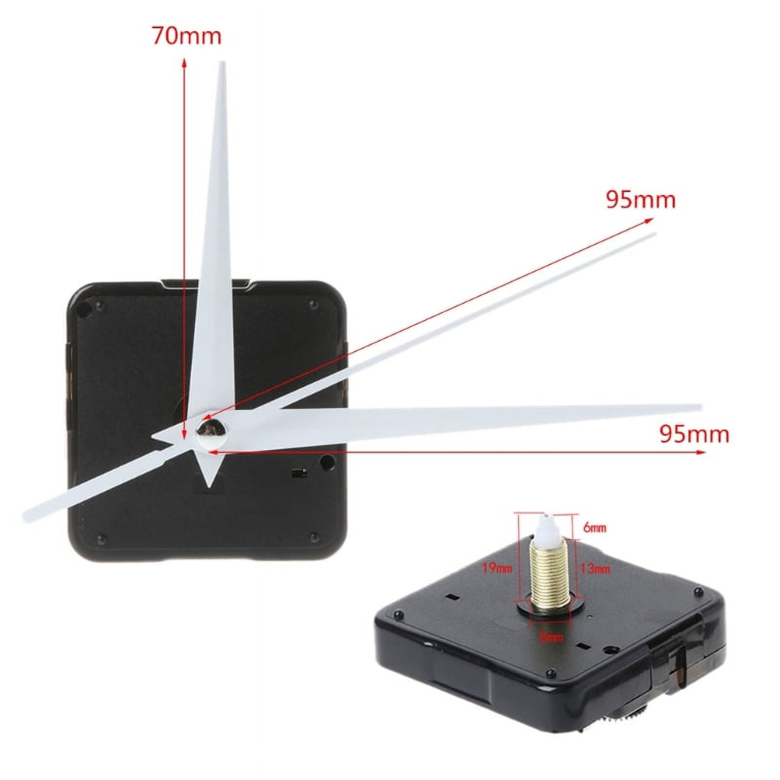 DIY Quartz Clock Movement Long Shaft Replacement Clock Kit Repair ...