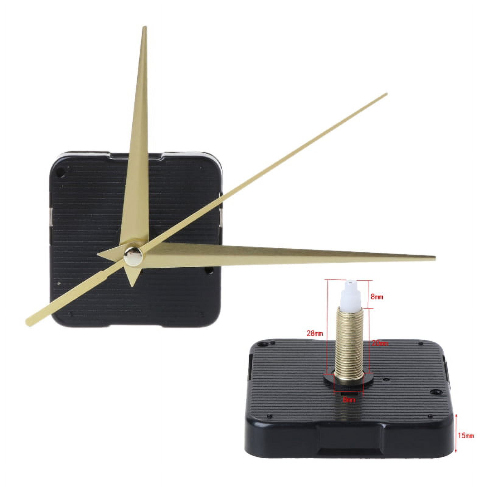 DIY Quartz Clock Movement Long Shaft Replacement Clock Kit Repair ...