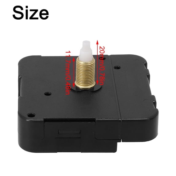 DIY Quartz Clock Movement Movemen Mechanism Spindle 20MM Repair Kit ...