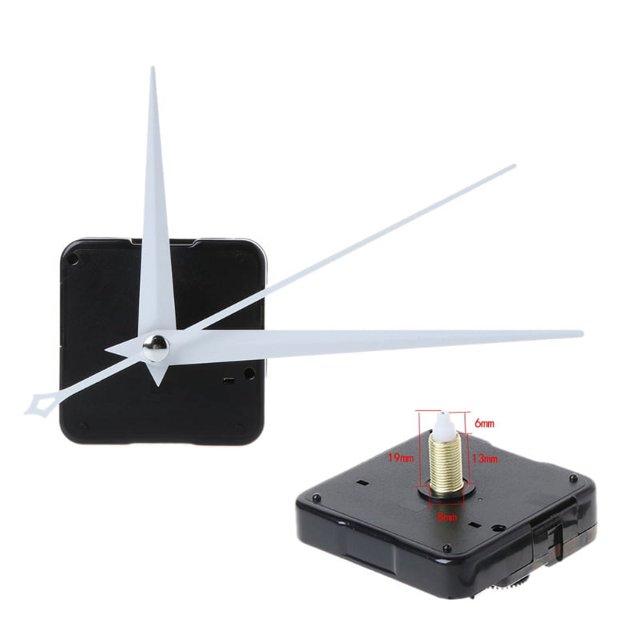 DIY Quartz Clock Movement Silent Kit Set Battery Powered Mechanism for ...