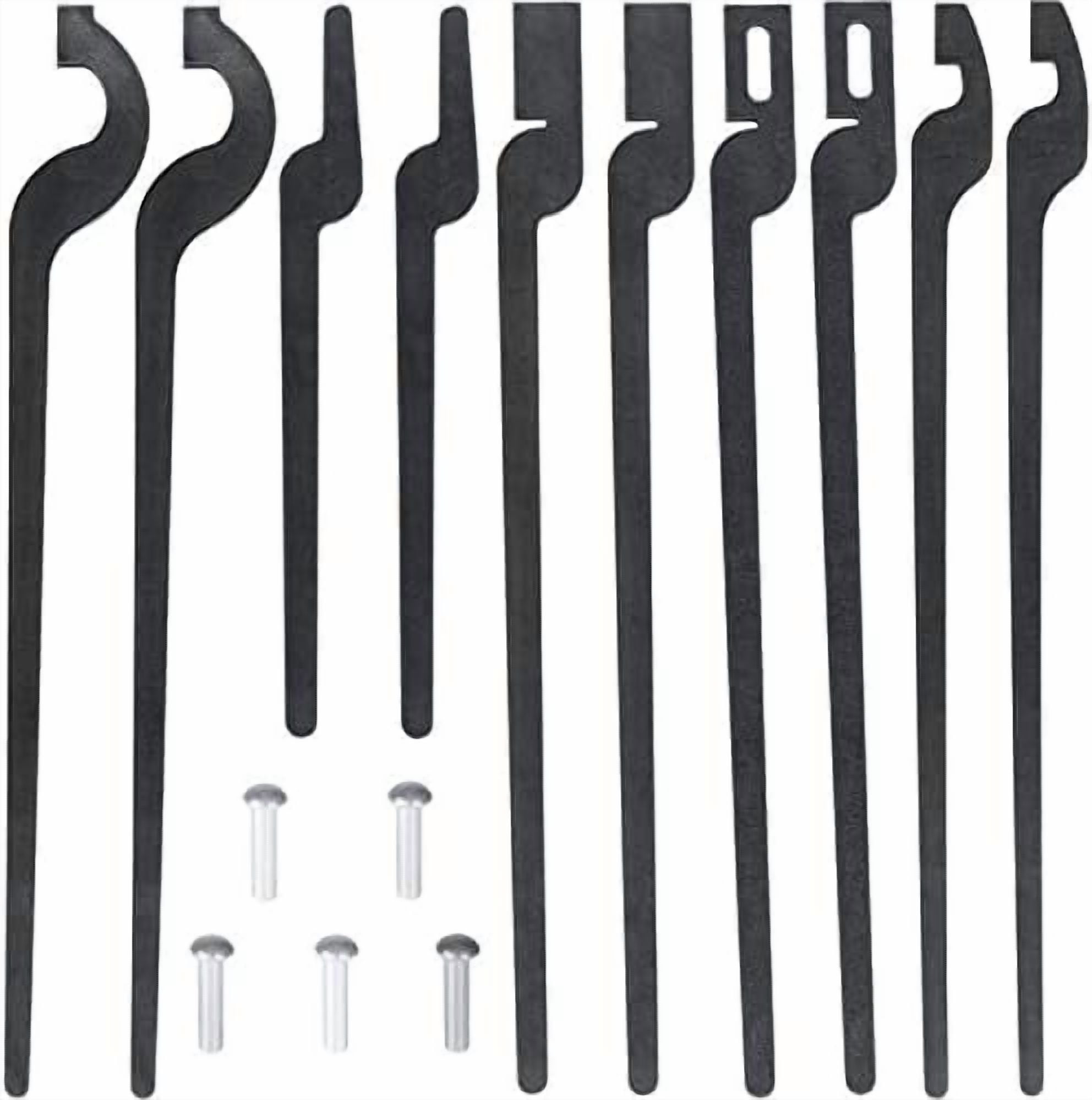 DIY Rapid Tongs Bundle Set - Blacksmith Five types of Tongs Bundle Set ...