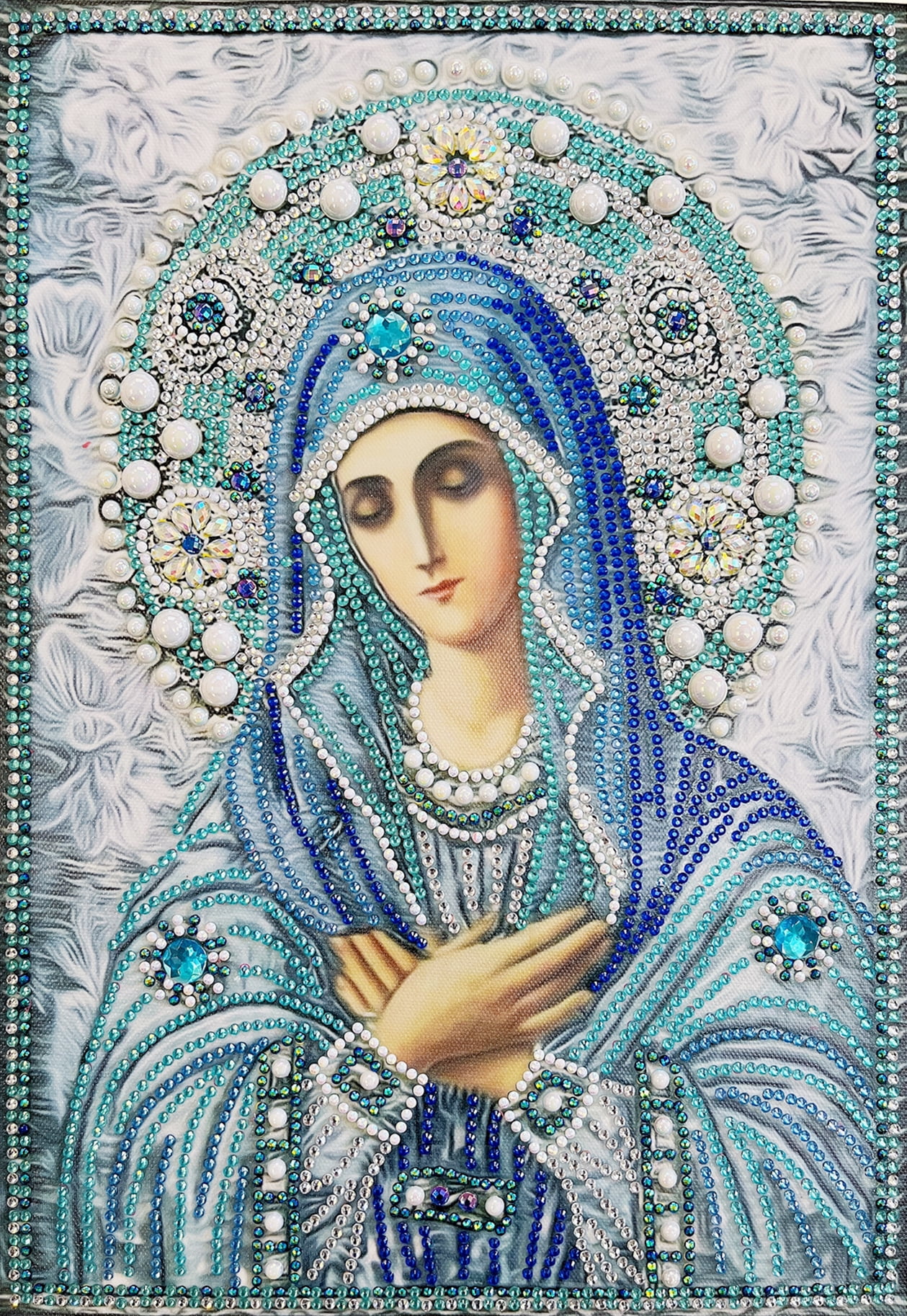 DIY Religion Diamond Painting Kit,Virgin Mary 5D Art Dot Diamond ...