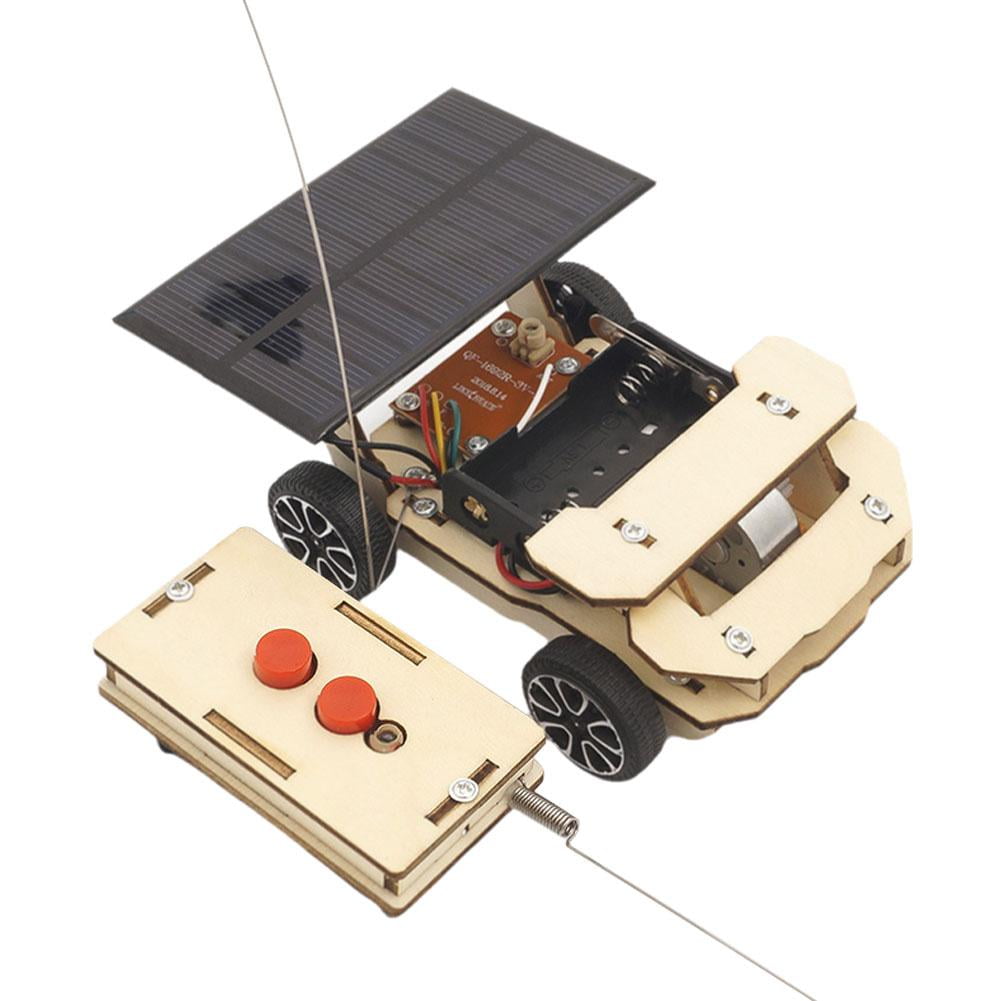 DIY Remote Control Car Kit - Wooden Plastic, Educational Toy for Kids ...