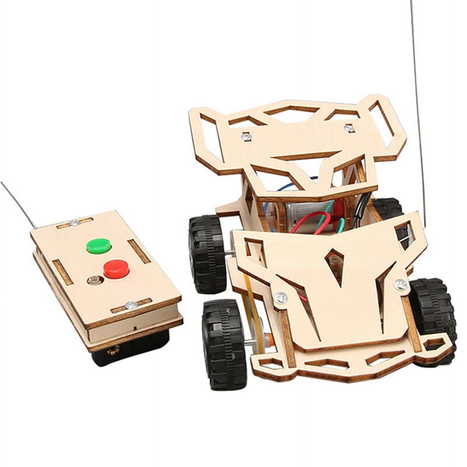 DIY Remote Control Four Wheel Drive Racing Elementary School Students ...
