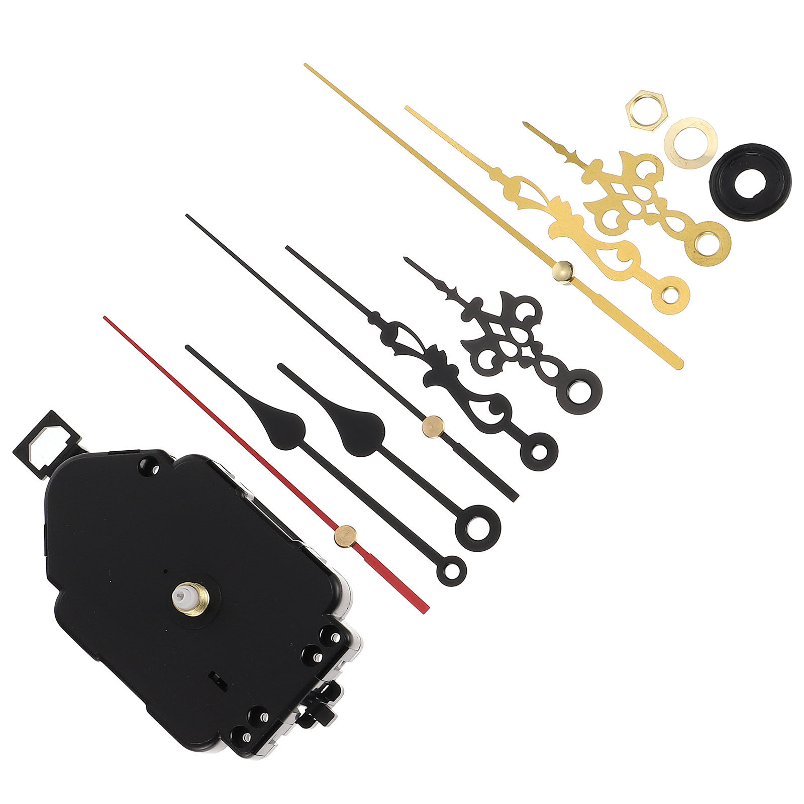 DIY Repair Clock Movement Wall Mechanism Pendulum Seconds Ticking ...