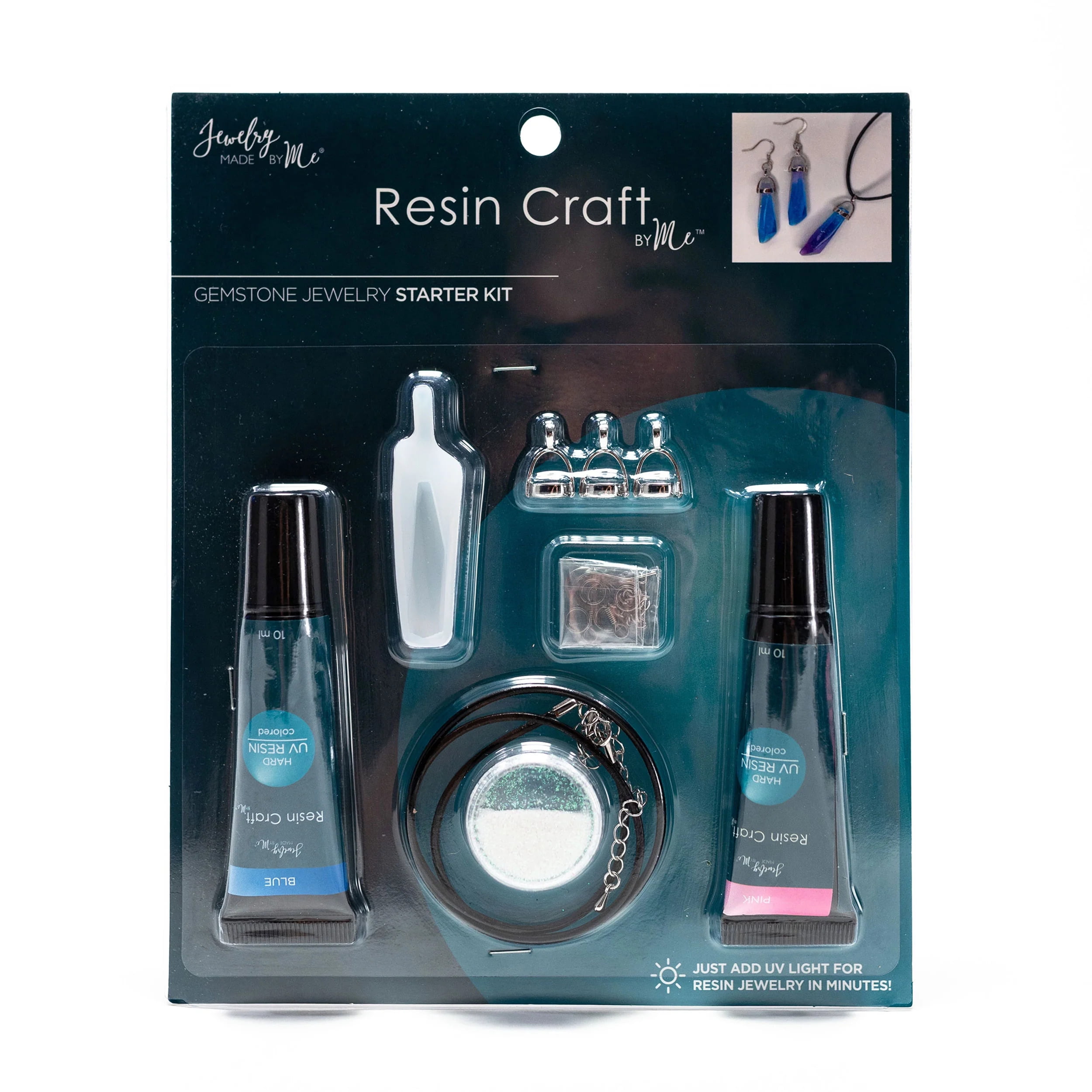 DIY Resin Craft Gemstone Starter Kit - Walmart.com