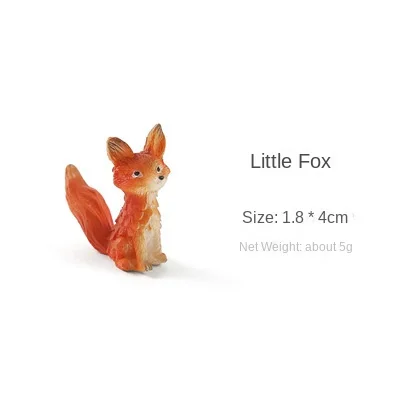 DIY Resin Crafts Little Prince Cake Ornaments Fox Handicraft Cartoon ...