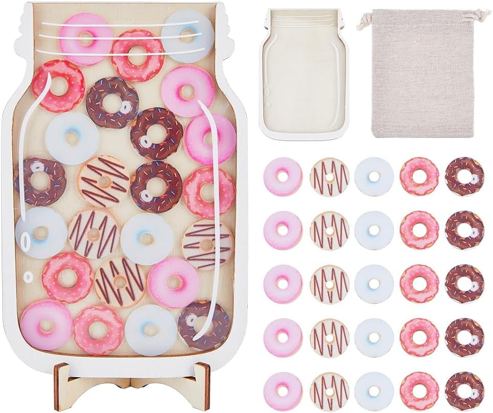 DIY Reward Jar Sweet Donut-Themed Wood Positive Behavior Chart Creative ...