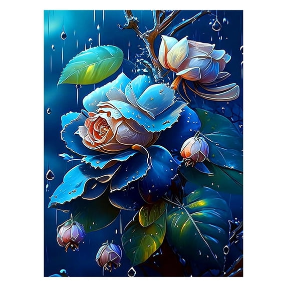 DIY Rhinestone Art Canvas Kit 40×50cm – Sparkling Acrylic Crystal ...
