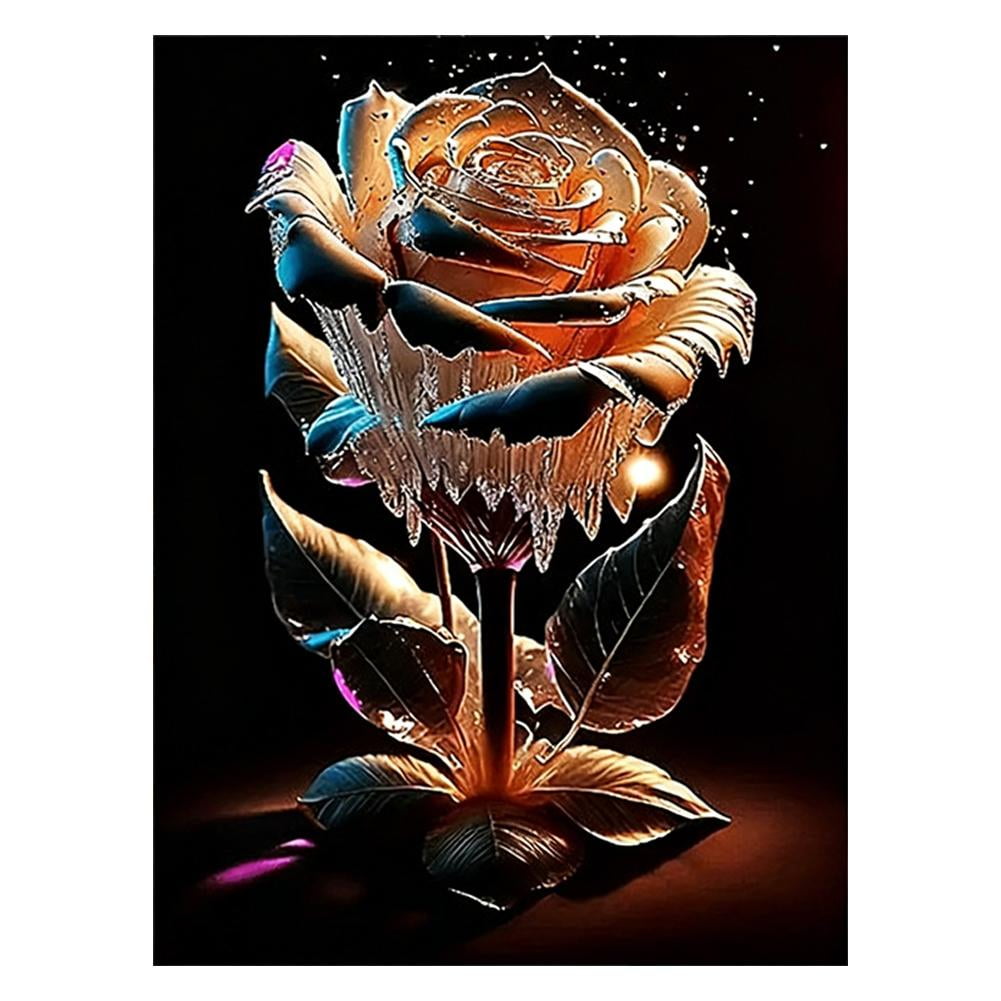 DIY Rhinestone Art Canvas Kit 40×50cm – Sparkling Acrylic Crystal ...