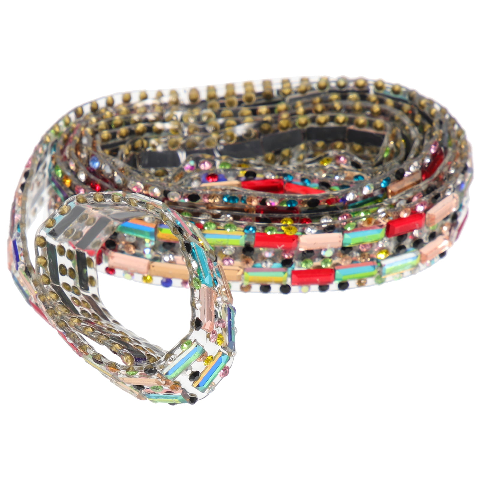 DIY Rhinestone Ribbon Glass Band Costume Trim Wall Decoration - Walmart.com
