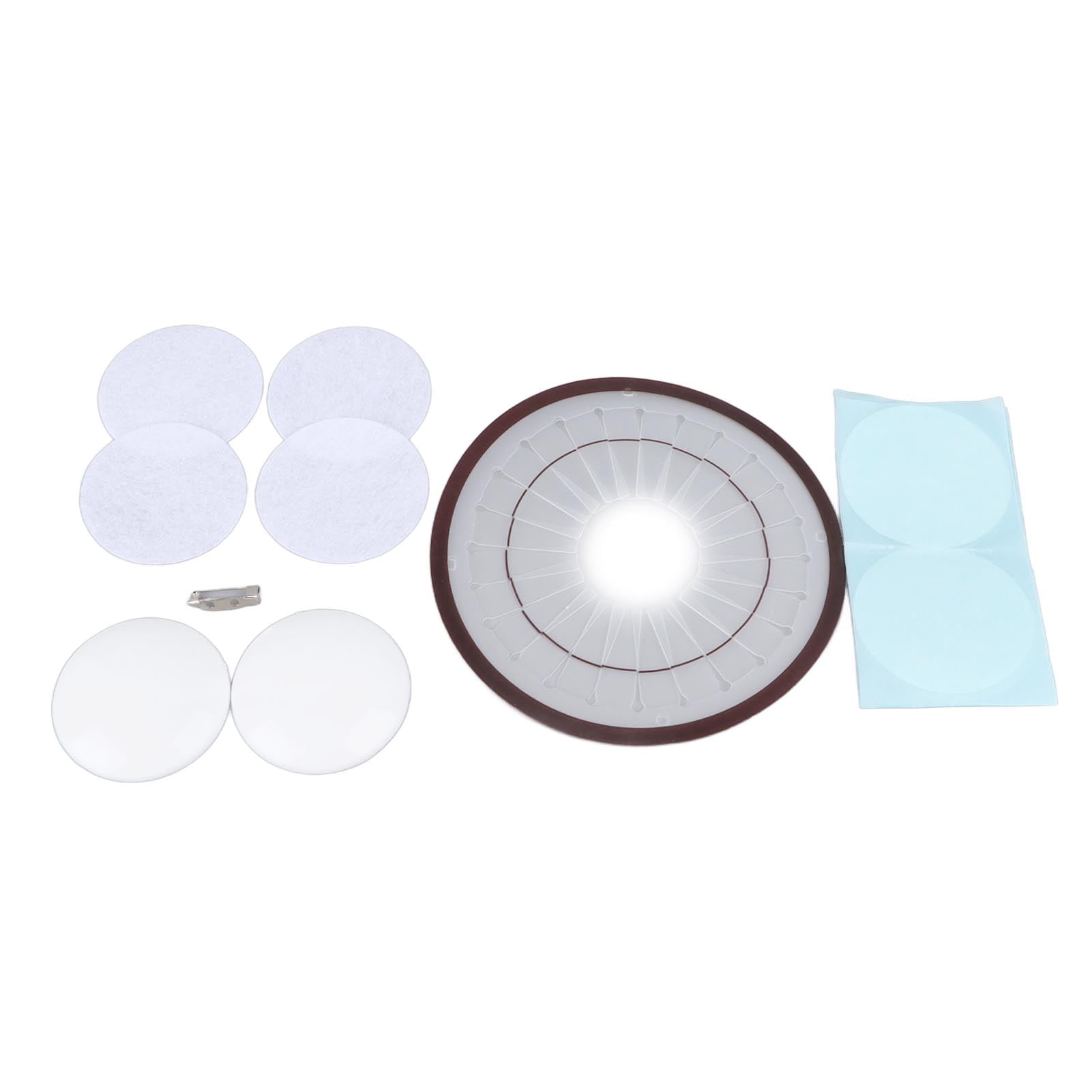 DIY Rosette Brooch Kit Multipurpose Exquisite Handcrafted Ribbon Flower ...